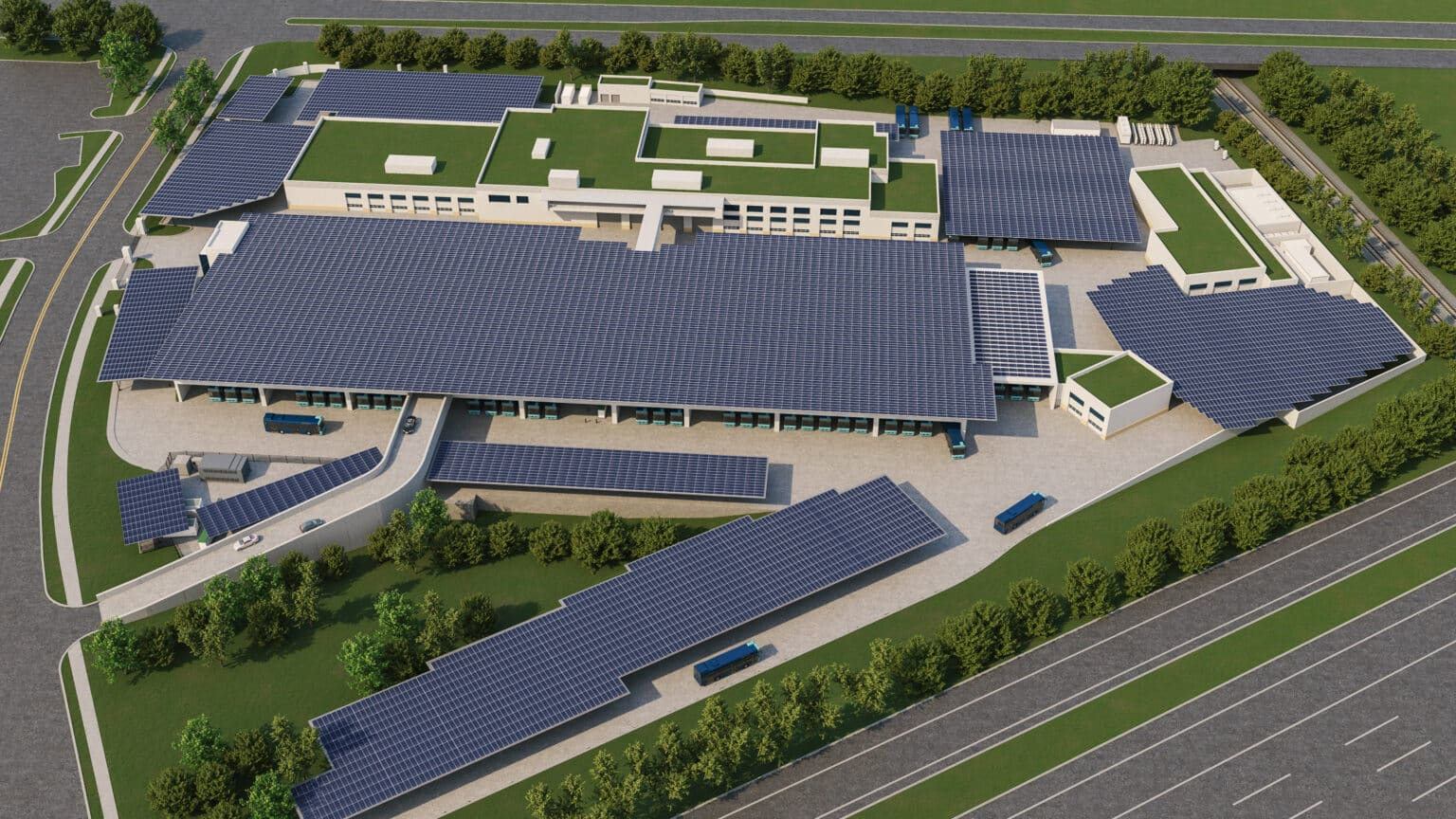 AlphaStruxure building Bus Depot Microgrid featuring Solar, Battery, EV ...